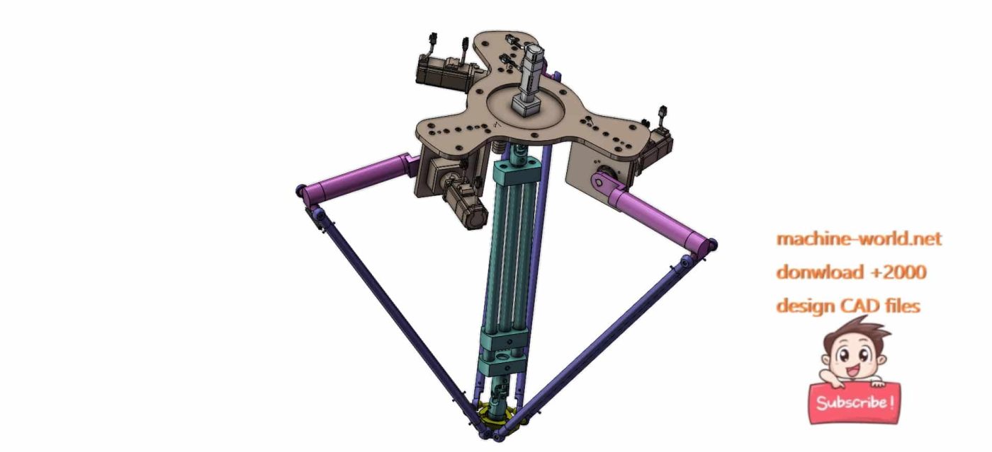 industrial 3D model Spider arm - MACHINE - WORLD