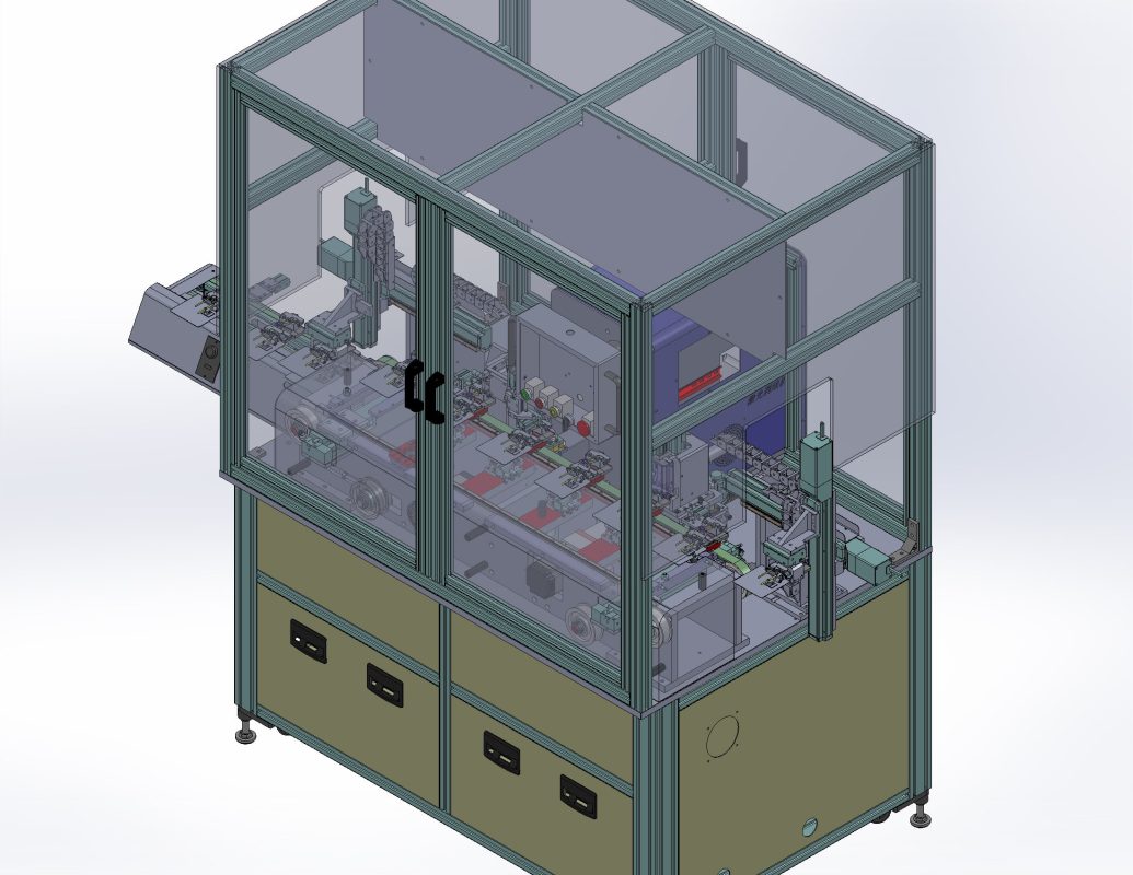 industrial 3D model material cutting machine - MACHINE - WORLD