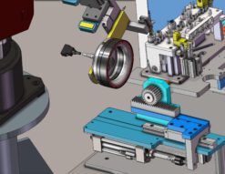industrial 3D model Robotic collaborative assembly line - MACHINE - WORLD