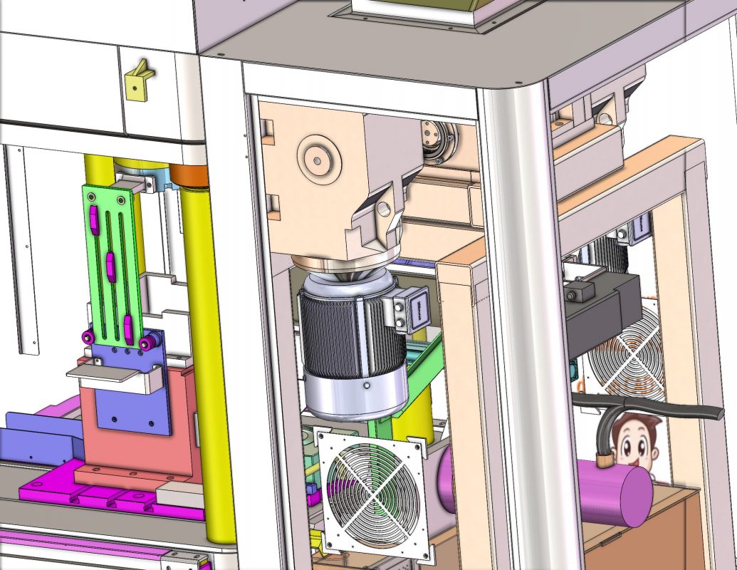 industrial 3D model 150 ton press machine - MACHINE - WORLD