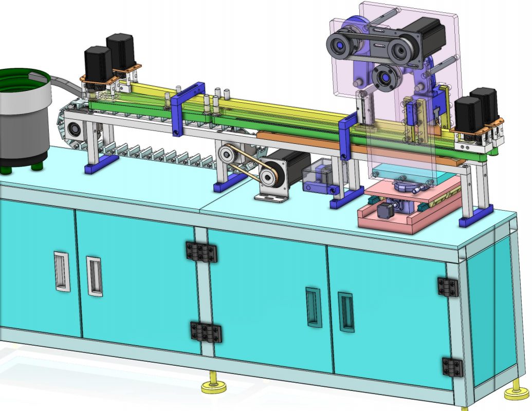 industrial 3D model Light bulb assembly line - MACHINE - WORLD
