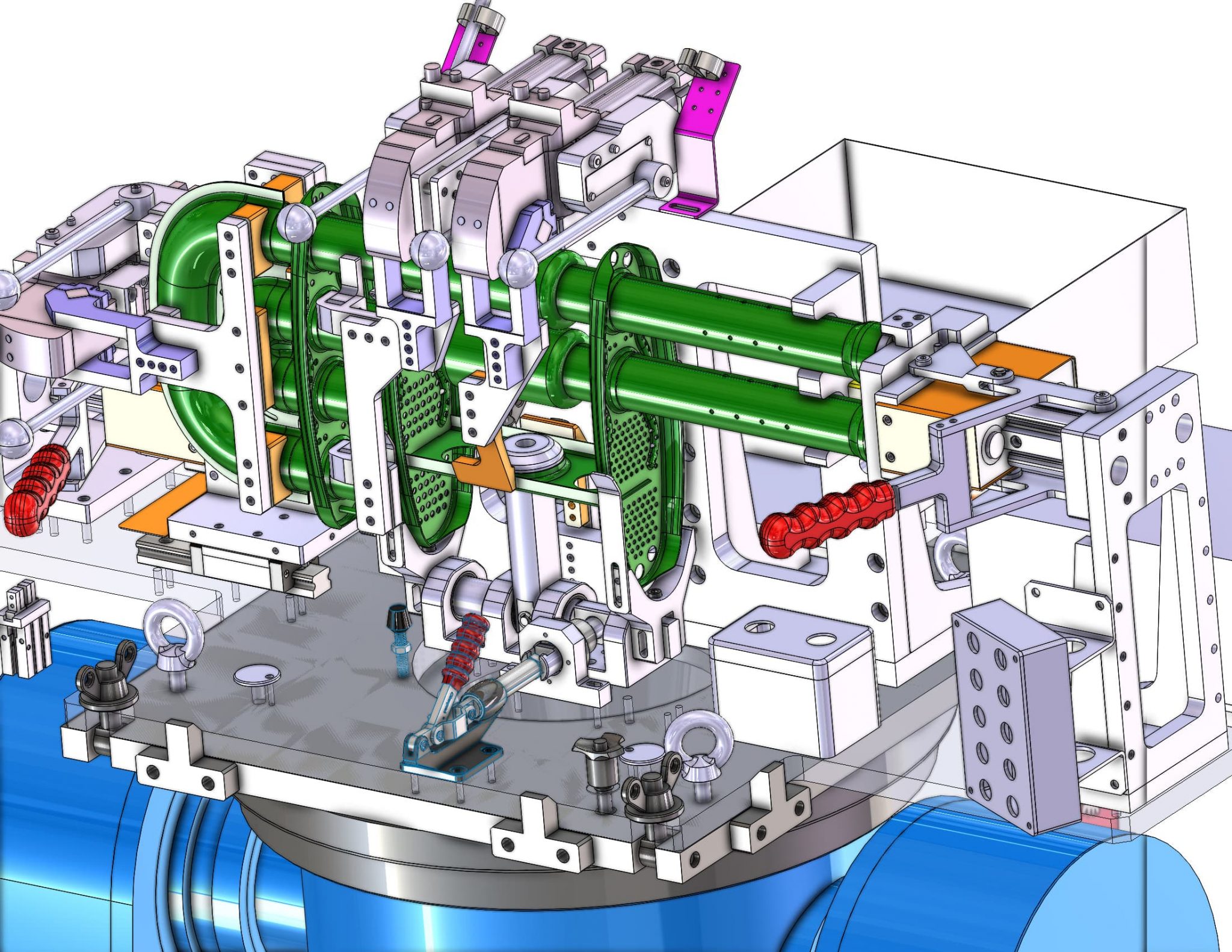 industrial 3D model Robot position welding equipment - MACHINE - WORLD
