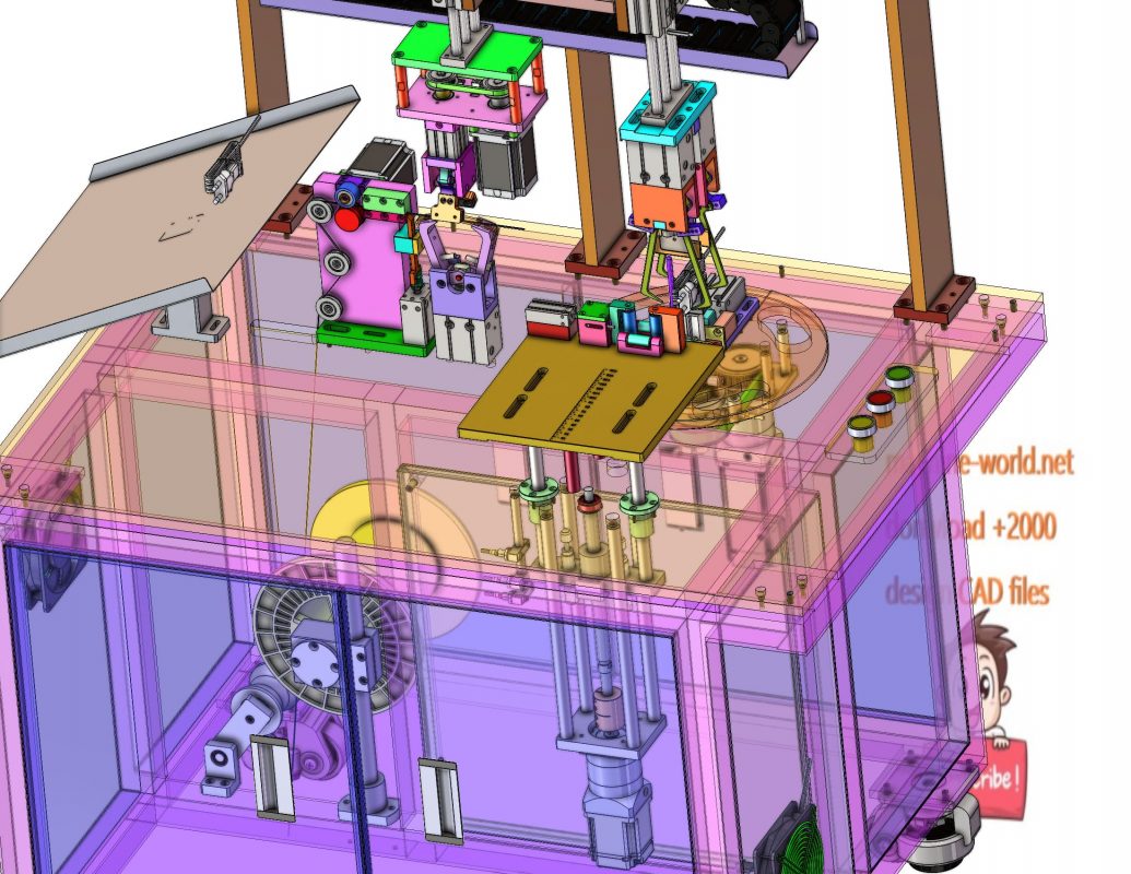 industrial 3D model Rope tying machine - MACHINE - WORLD