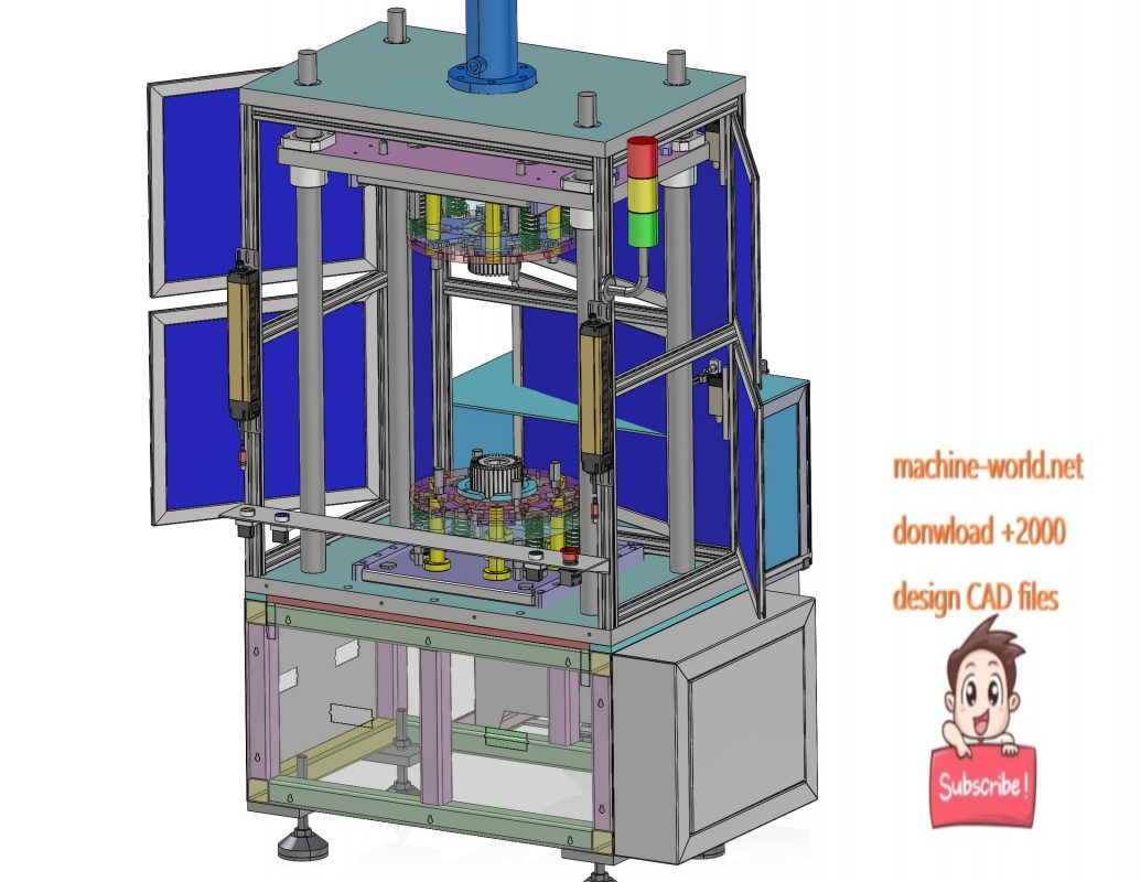 industrial 3D model Winding wire forming machine - MACHINE - WORLD