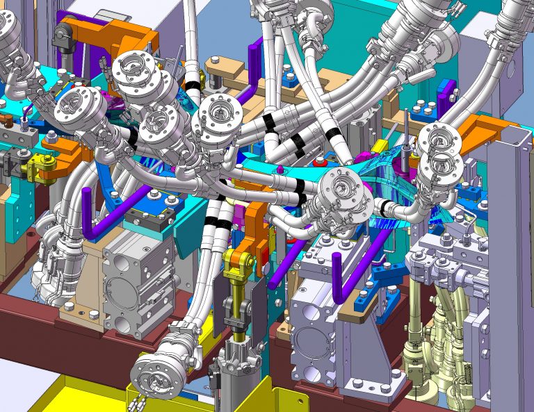 industrial 3D model automotive welding fixture - MACHINE - WORLD
