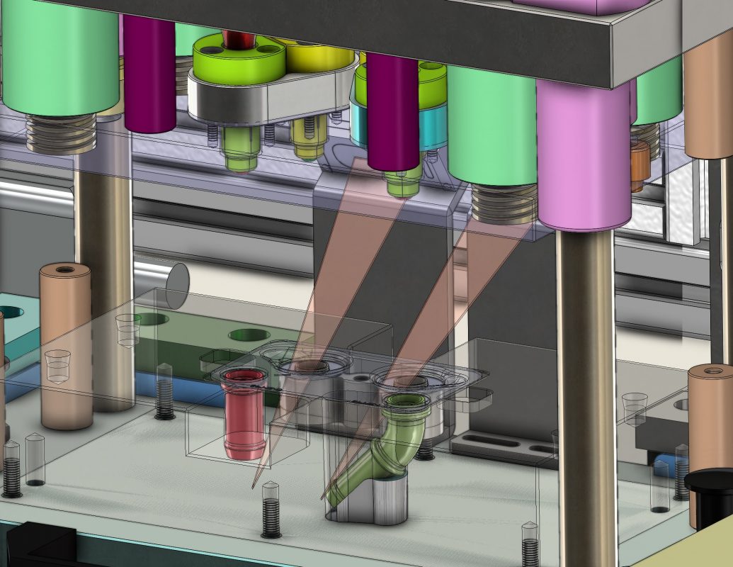 industrial 3D model one station rivet press machine - MACHINE - WORLD