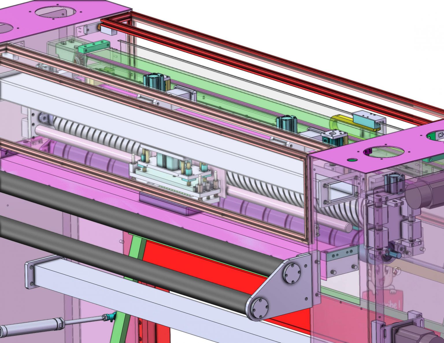 industrial 3D model photocell film cutting machine - MACHINE - WORLD