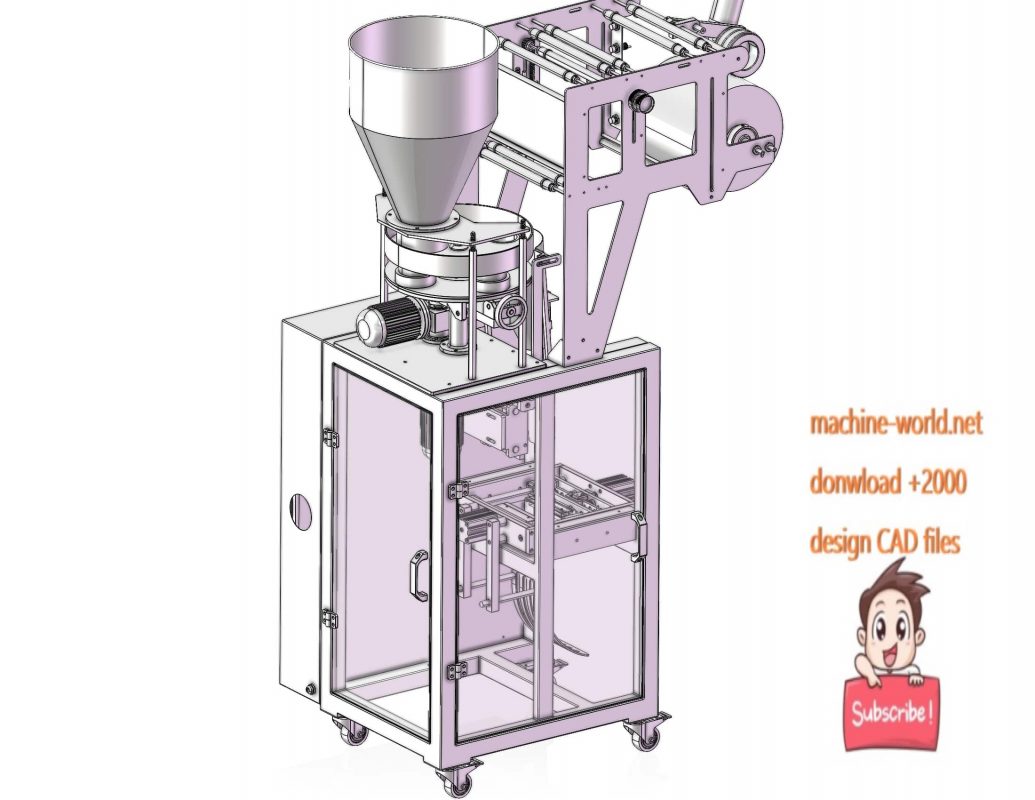 industrial 3D model pneumatic packing machine - MACHINE - WORLD