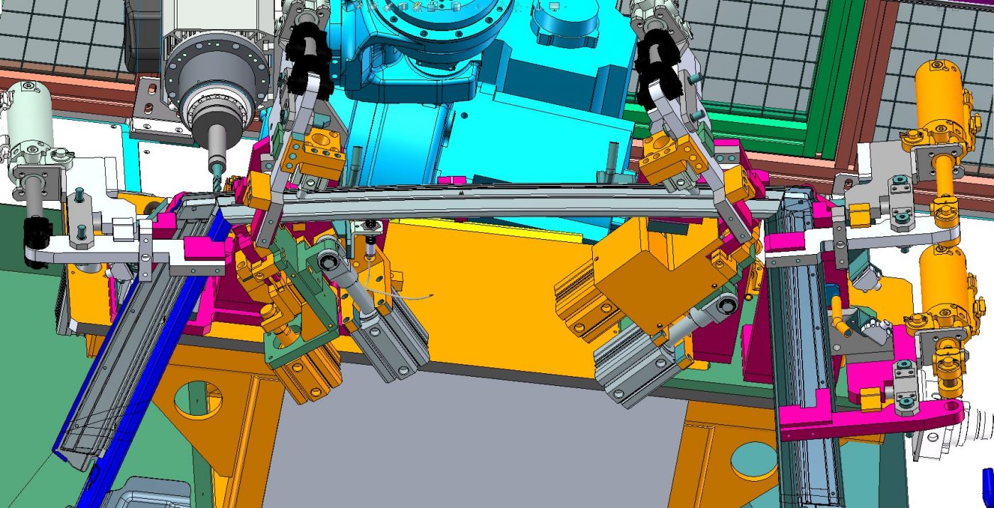 industrial 3D model robotic CNC milling system - MACHINE - WORLD