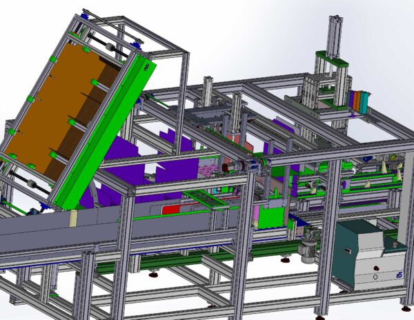industrial 3D model Carton packaging machine - MACHINE - WORLD