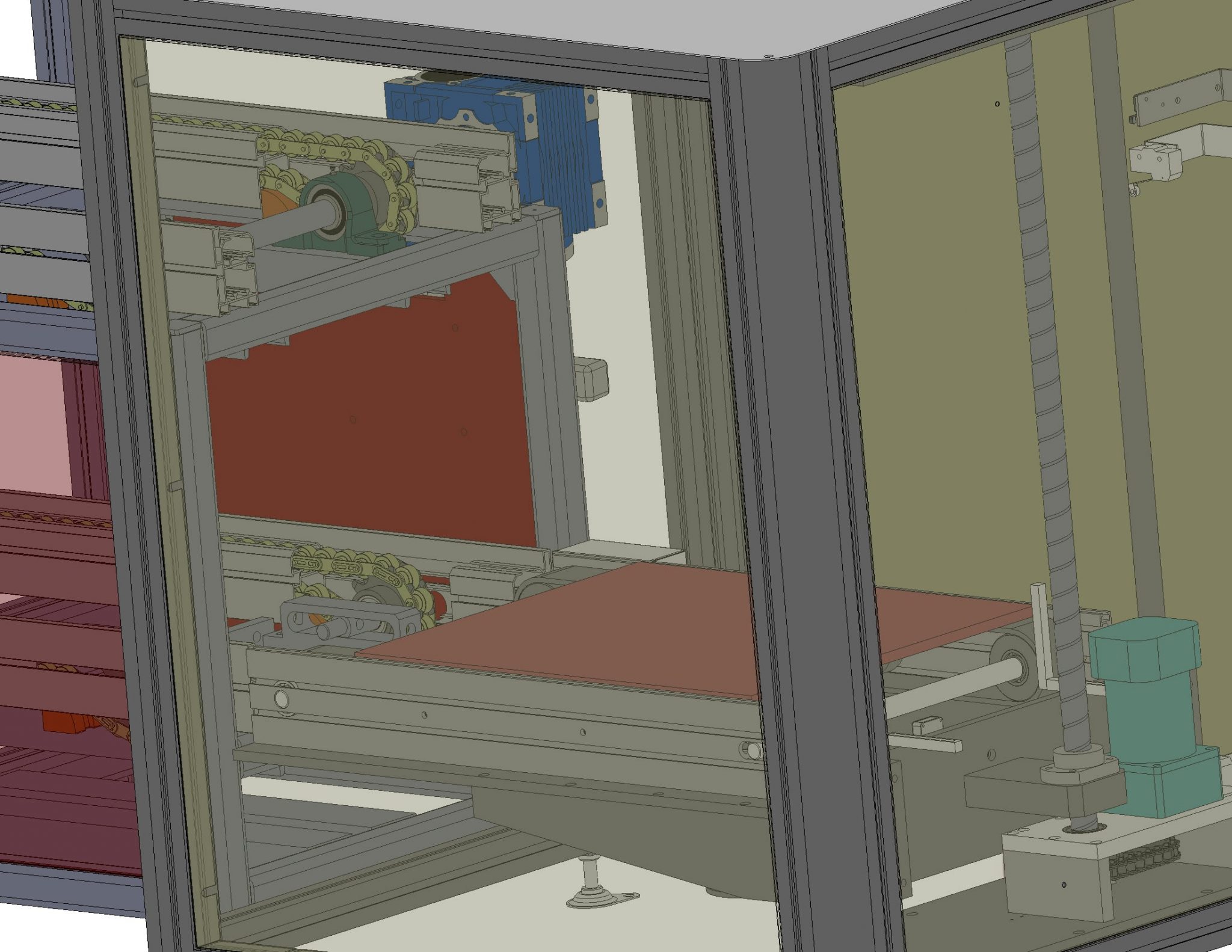 industrial 3D model Free flow conveyor - MACHINE - WORLD