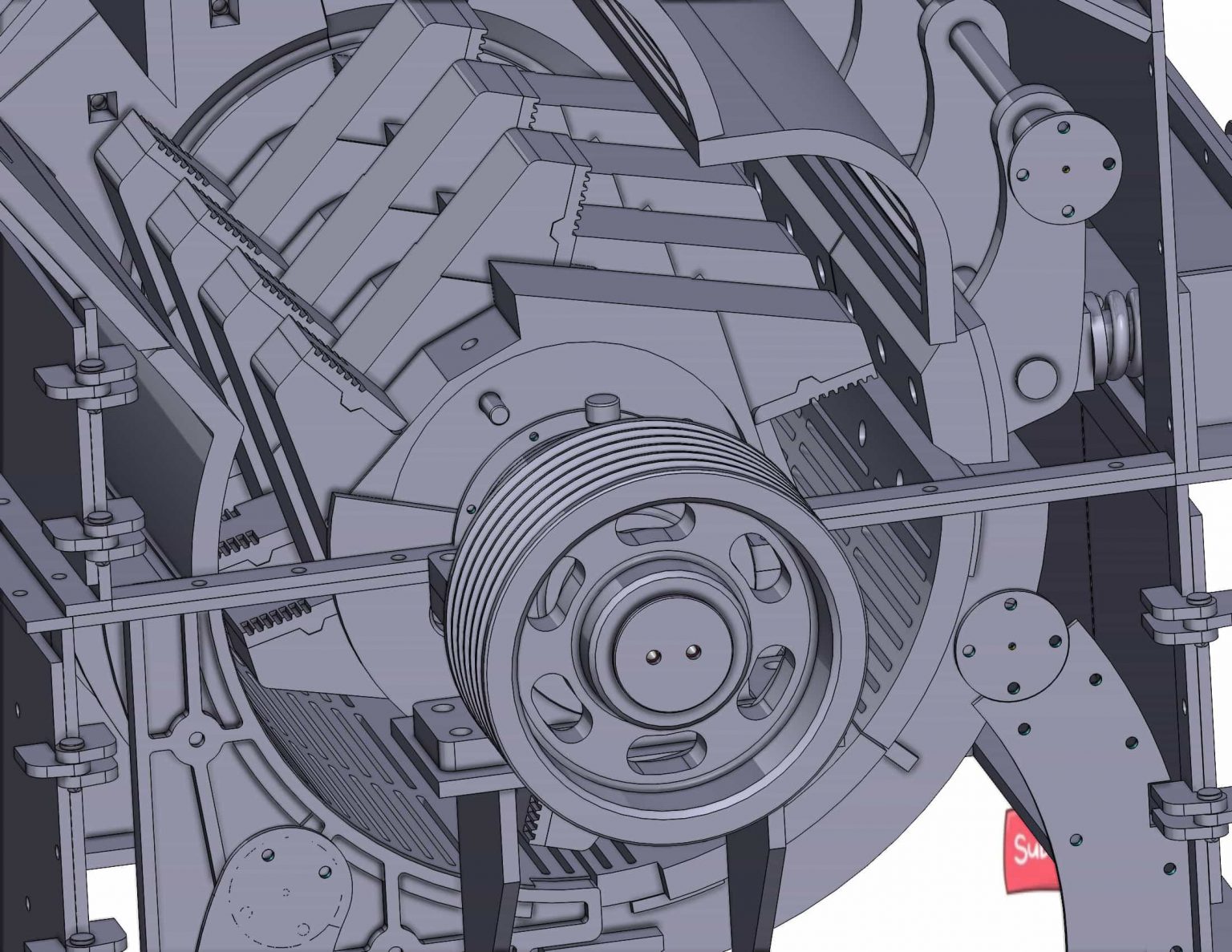 industrial 3D model Impact crusher - MACHINE - WORLD