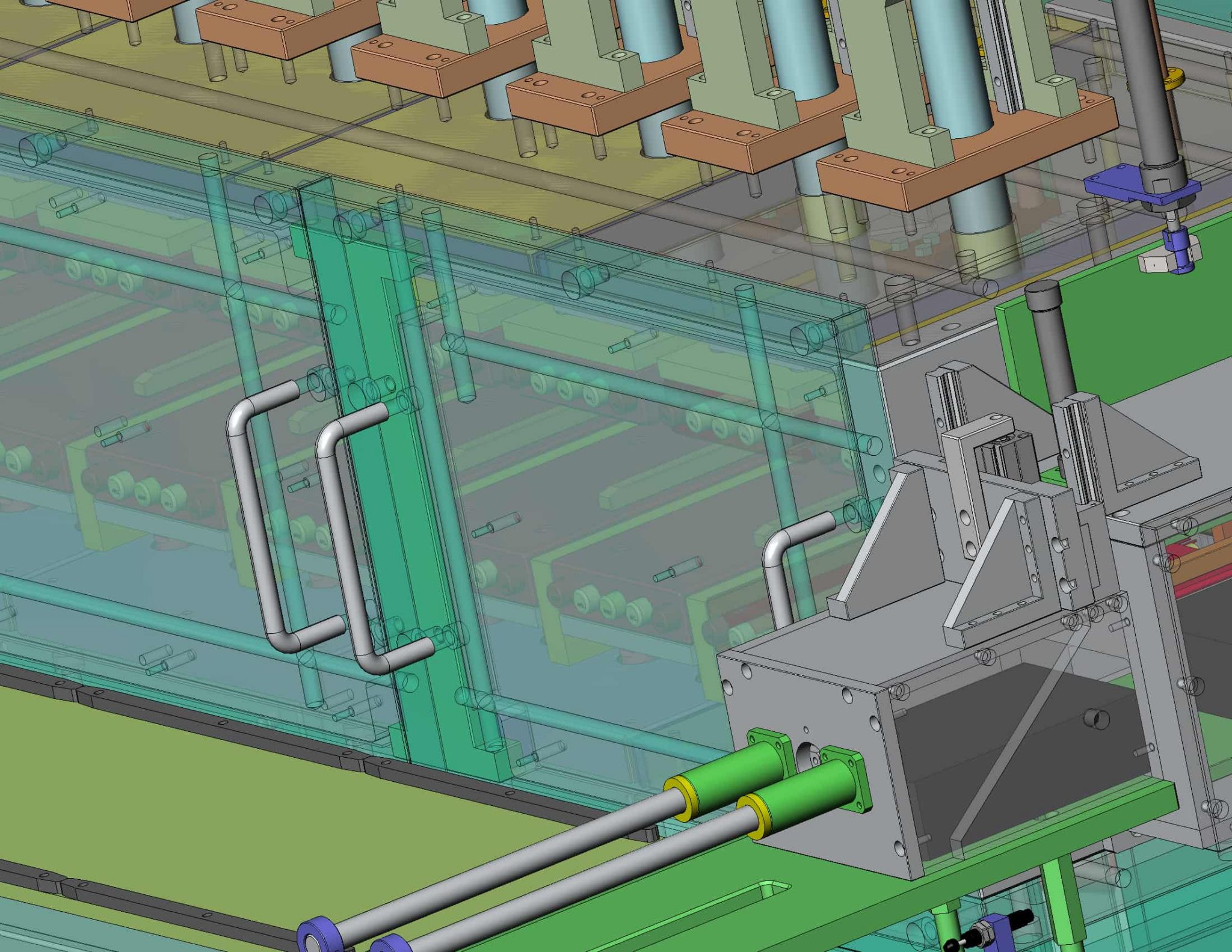 industrial 3D model Phone glass bending machine - MACHINE - WORLD