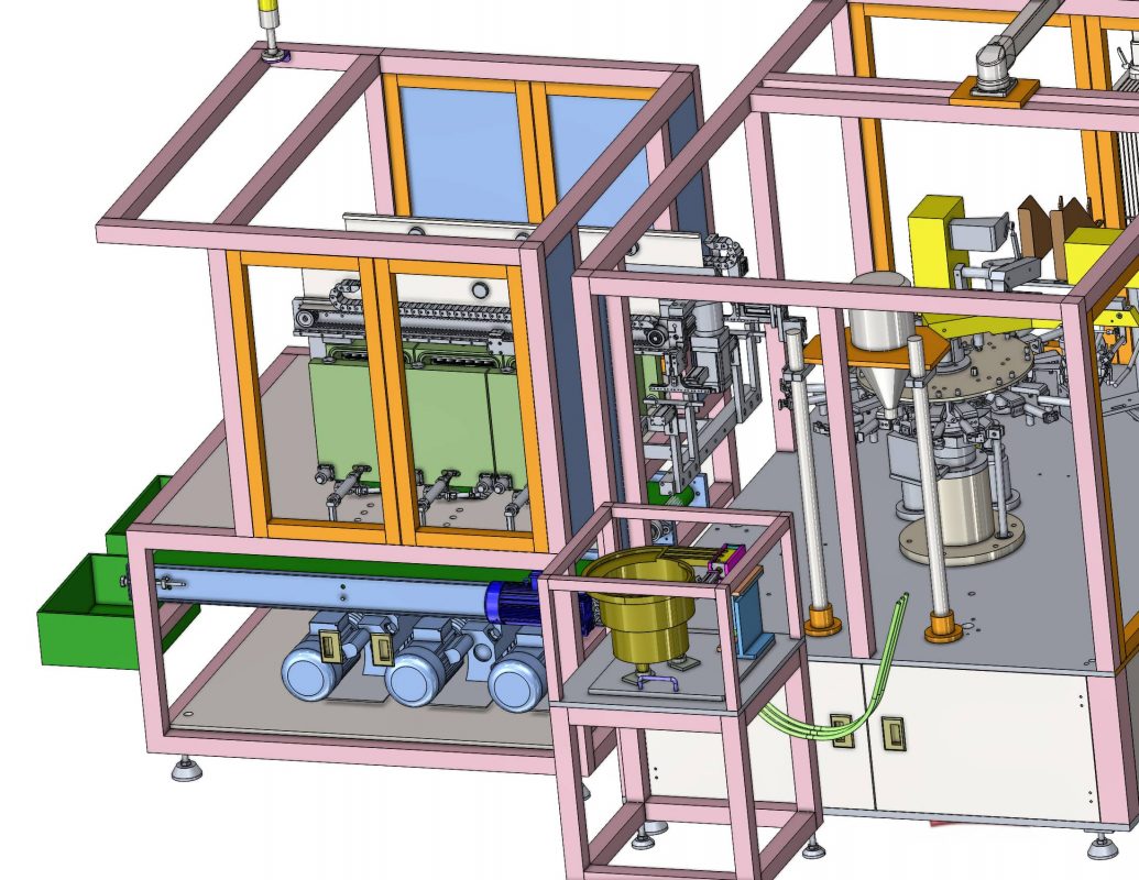 industrial 3D model Bag vacuum packaging machine - MACHINE - WORLD