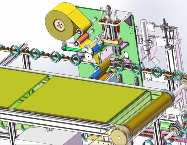 industrial 3D model Flower bagging machine - MACHINE - WORLD