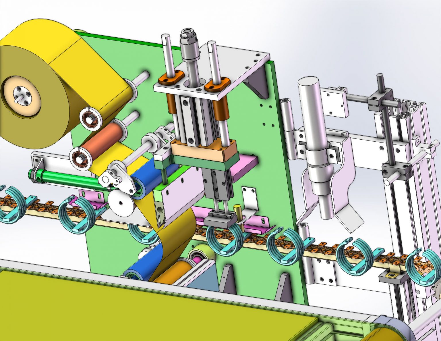 industrial 3D model Flower bagging machine - MACHINE - WORLD