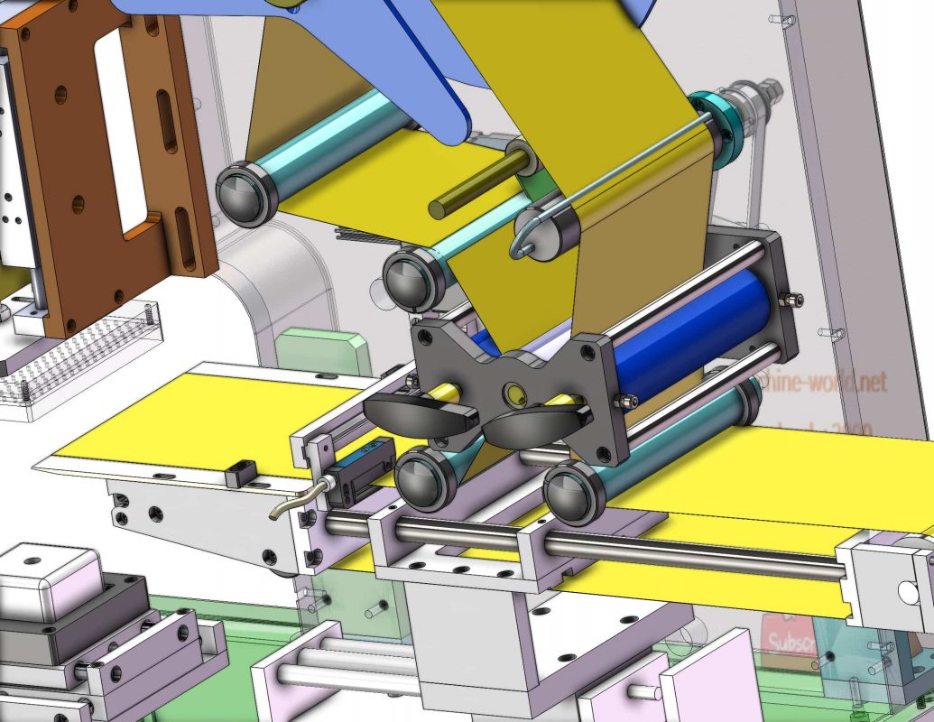 industrial 3D model High precision labeling machine - MACHINE - WORLD