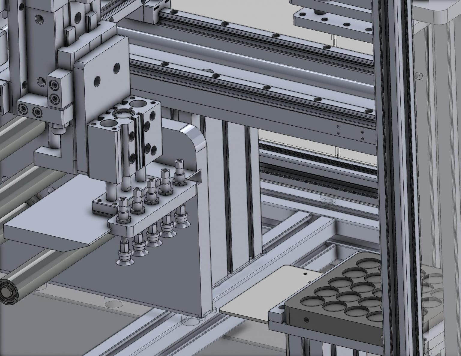 industrial 3D model Logo sticker machine - MACHINE - WORLD