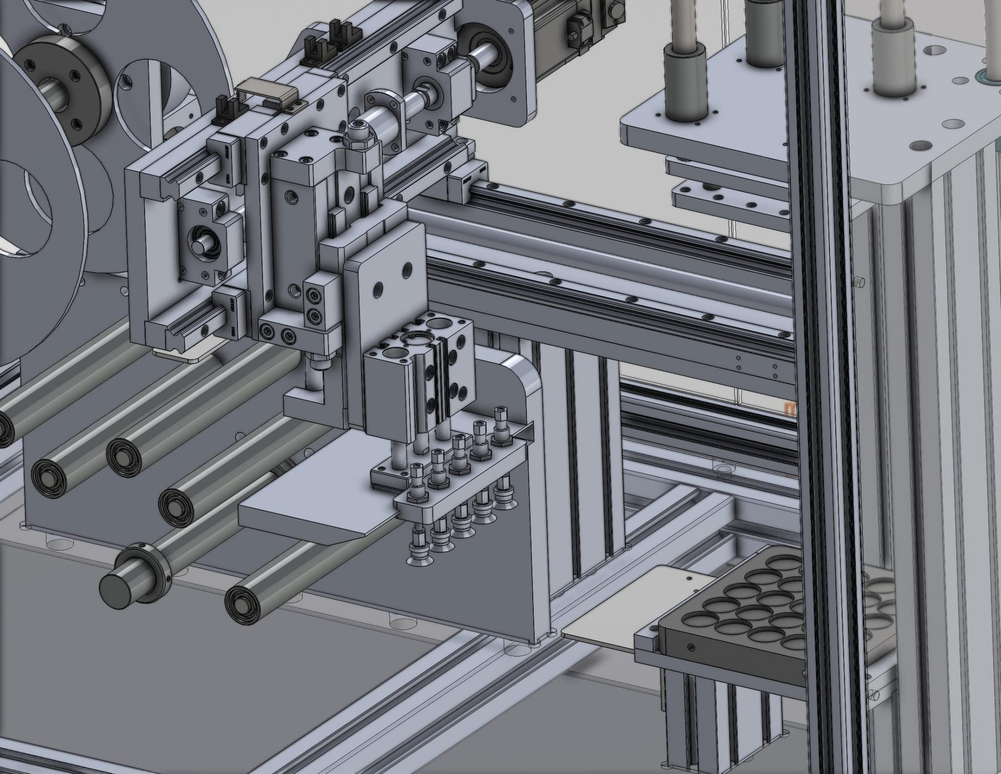 industrial 3D model Logo sticker machine - MACHINE - WORLD