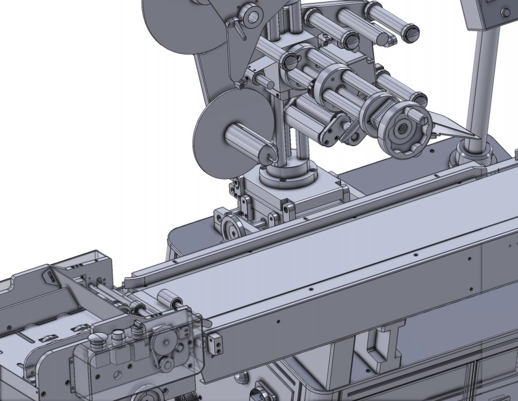 industrial 3D model Packaging labeling machine - MACHINE - WORLD
