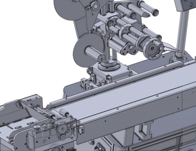industrial 3D model Packaging labeling machine - MACHINE - WORLD