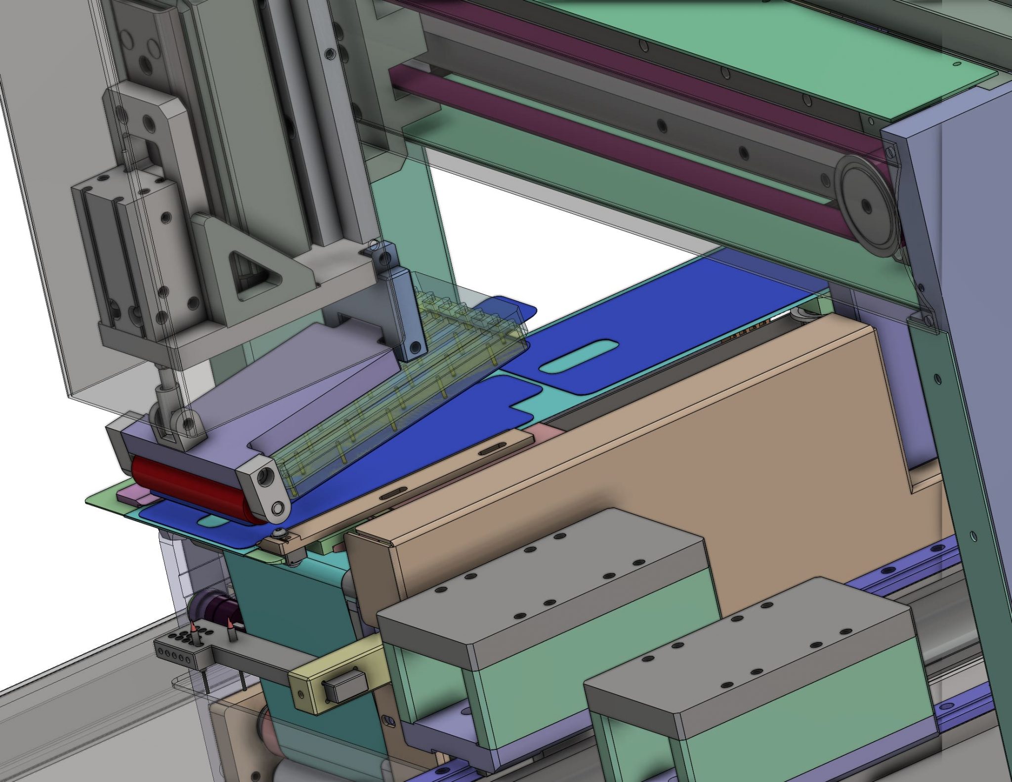 industrial 3D model Semi automatic labeling machine - MACHINE - WORLD