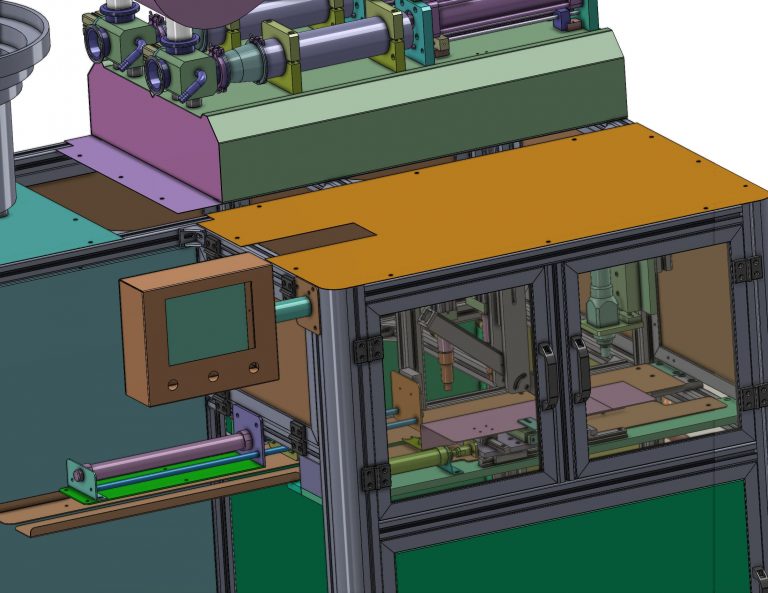industrial 3D model rotary filling machine 18 heads Three in one ...