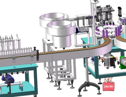 industrial 3D model bottle filling capping machine - MACHINE - WORLD industrial 3D model bottle filling capping machine - MACHINE - WORLD