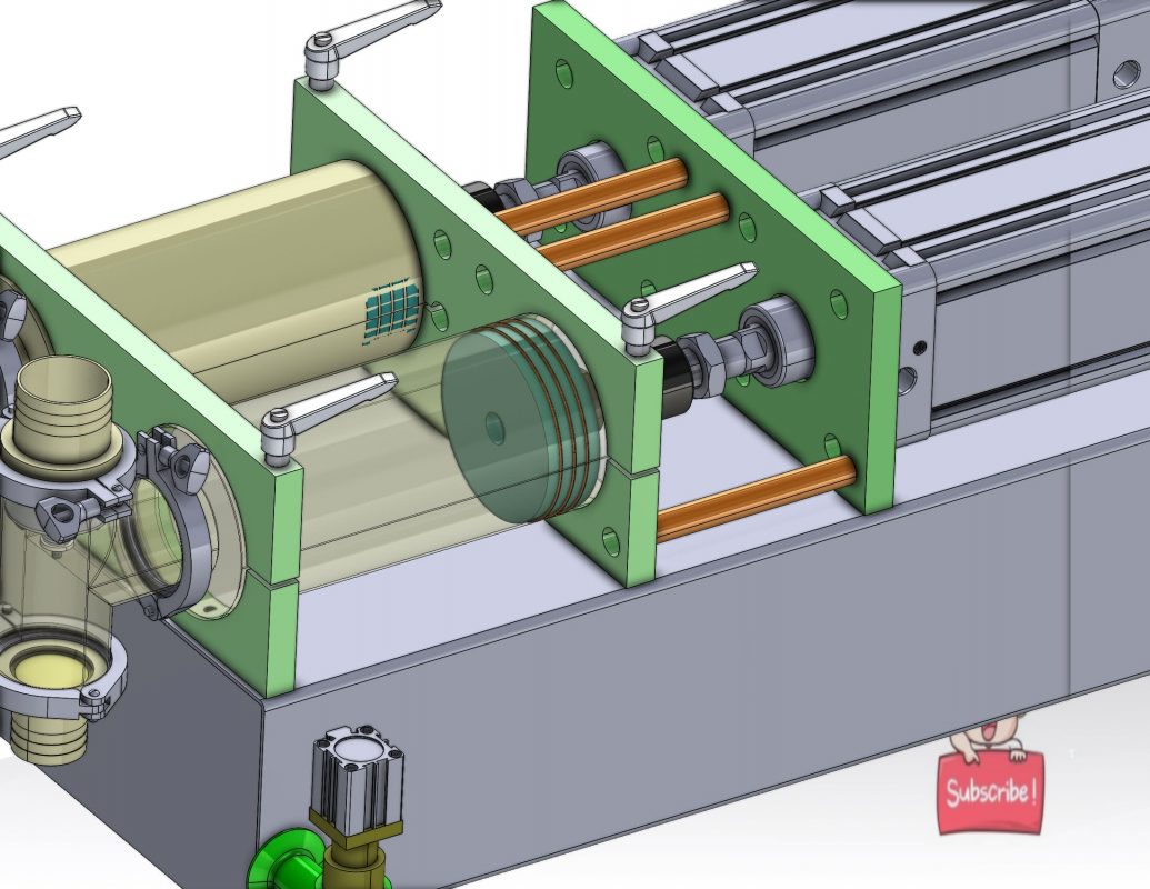 industrial 3D model manual filling mechanism - MACHINE - WORLD