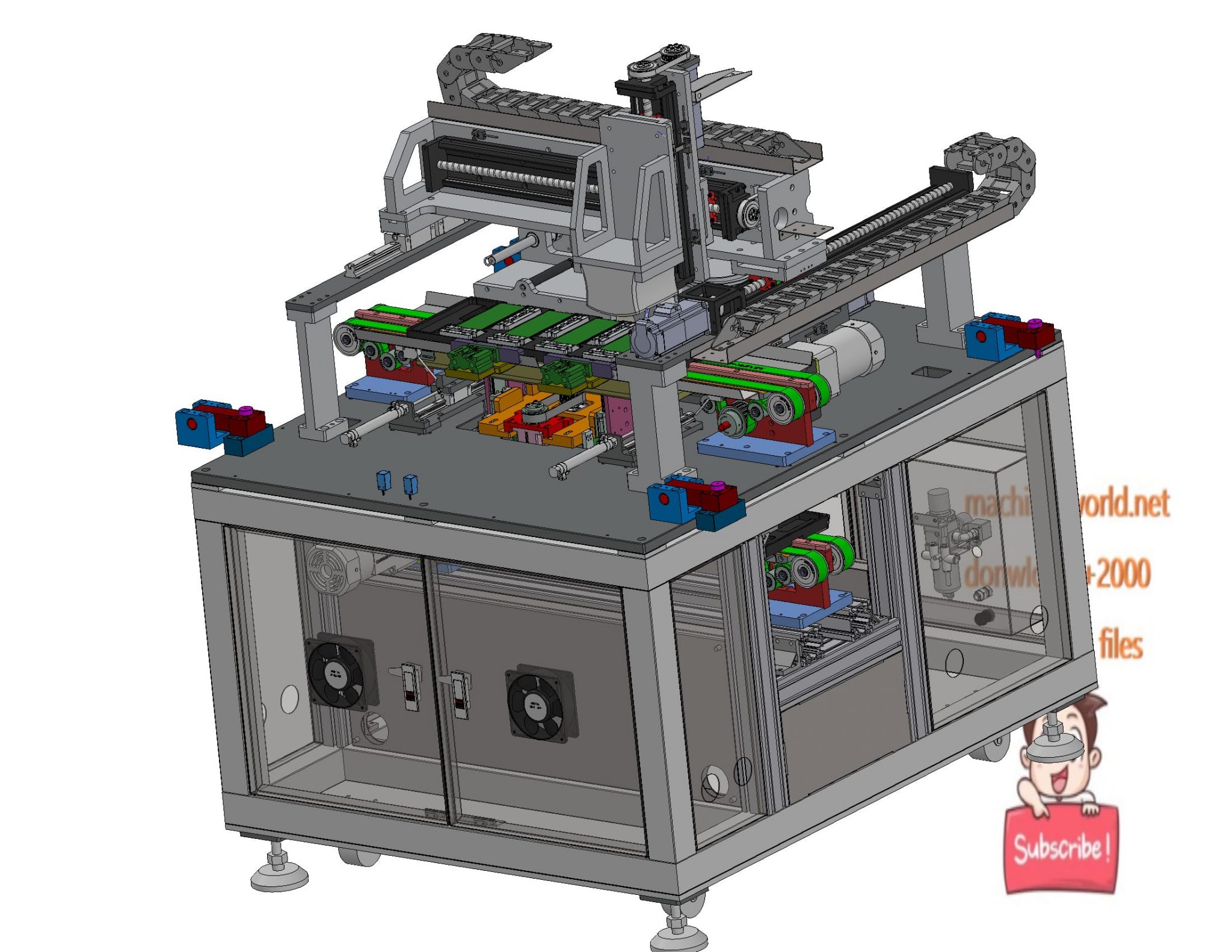industrial 3D model Silk Screen Printing Machine 2 - MACHINE - WORLD