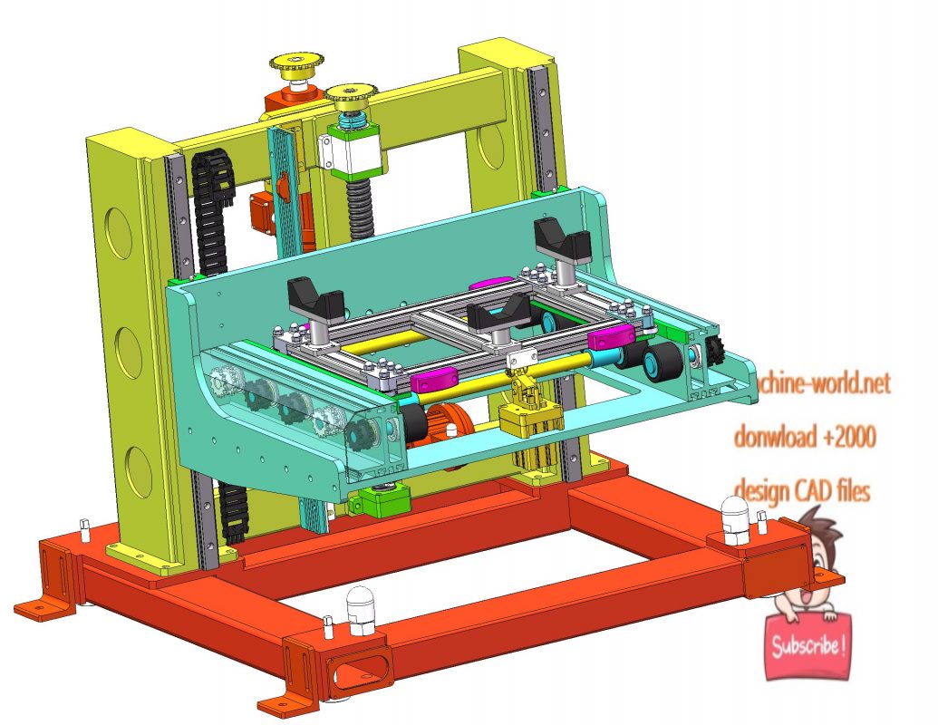 industrial 3D model Heavy lift - MACHINE - WORLD