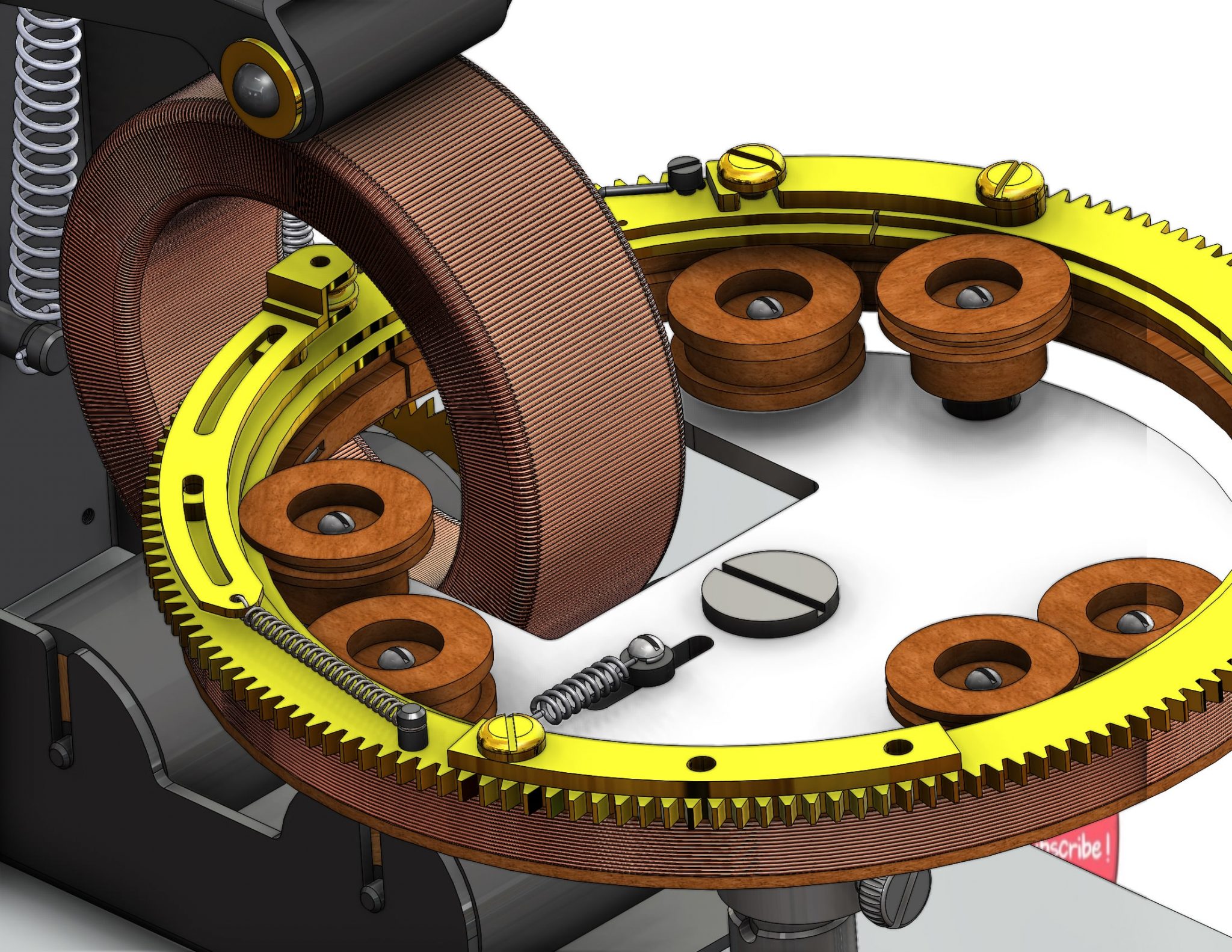 industrial 3D model Manual winding machine - MACHINE - WORLD