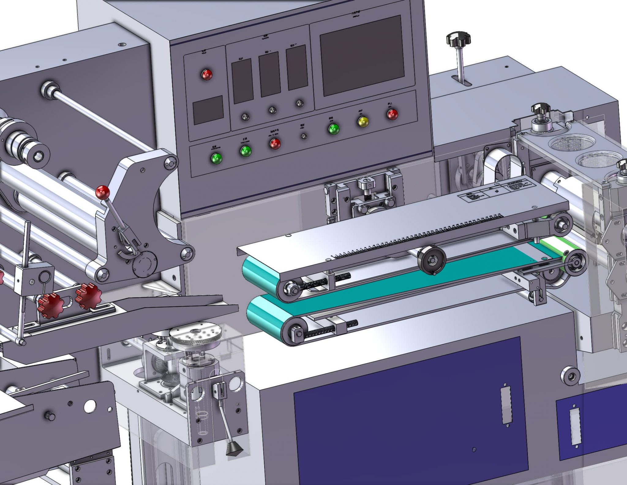 industrial 3D model Pillow packing machine - MACHINE - WORLD