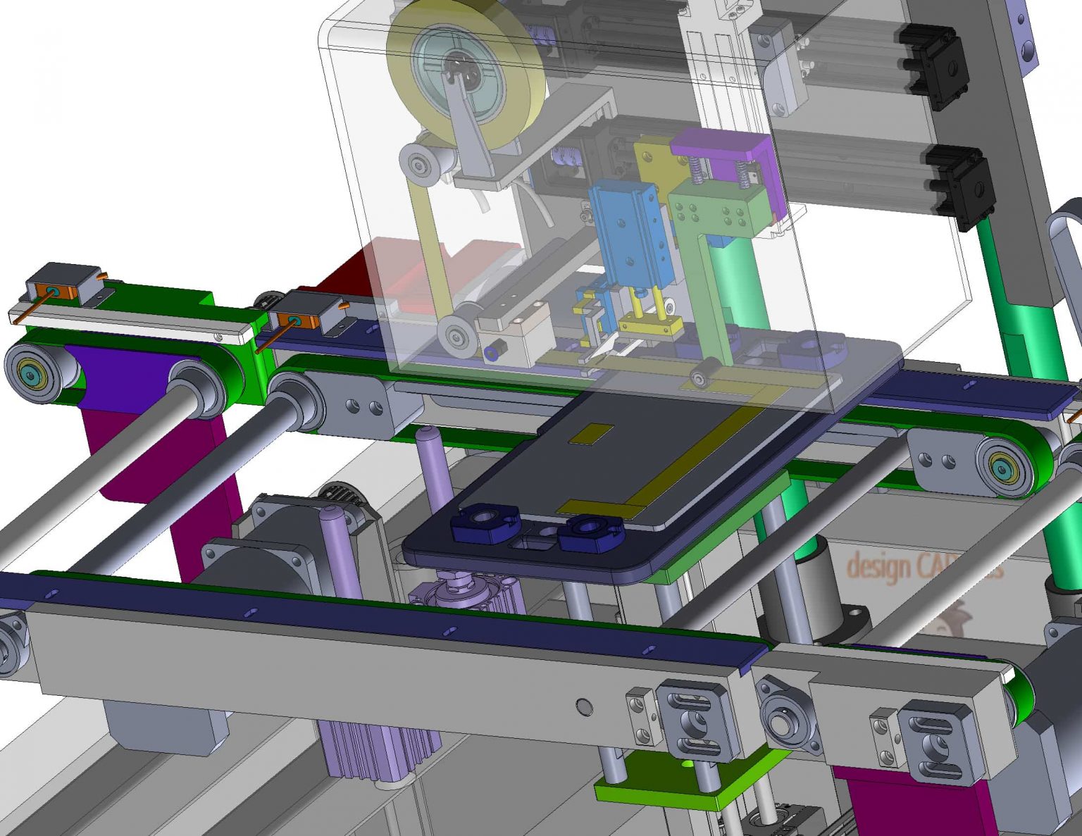 industrial 3D model Tablet double sided tape machine - MACHINE - WORLD