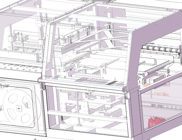 industrial 3D model shrink wrapping machine - MACHINE - WORLD