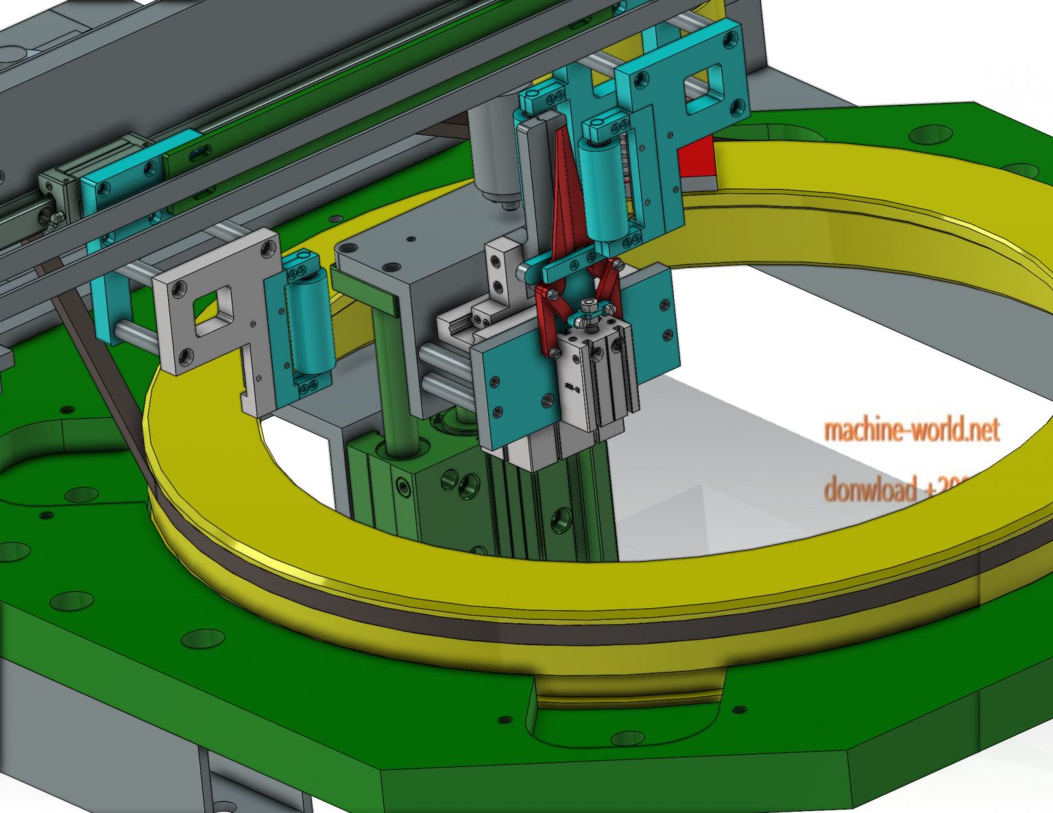 industrial 3D model winding machine - MACHINE - WORLD