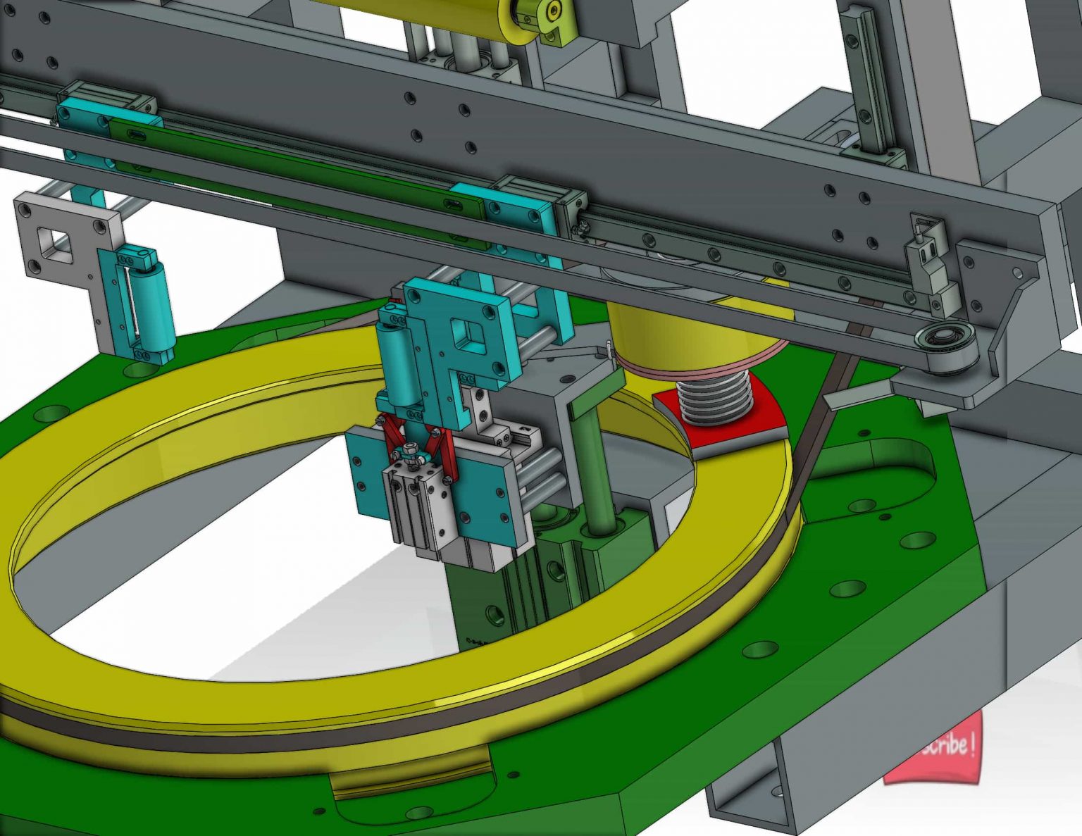 industrial 3D model winding machine - MACHINE - WORLD