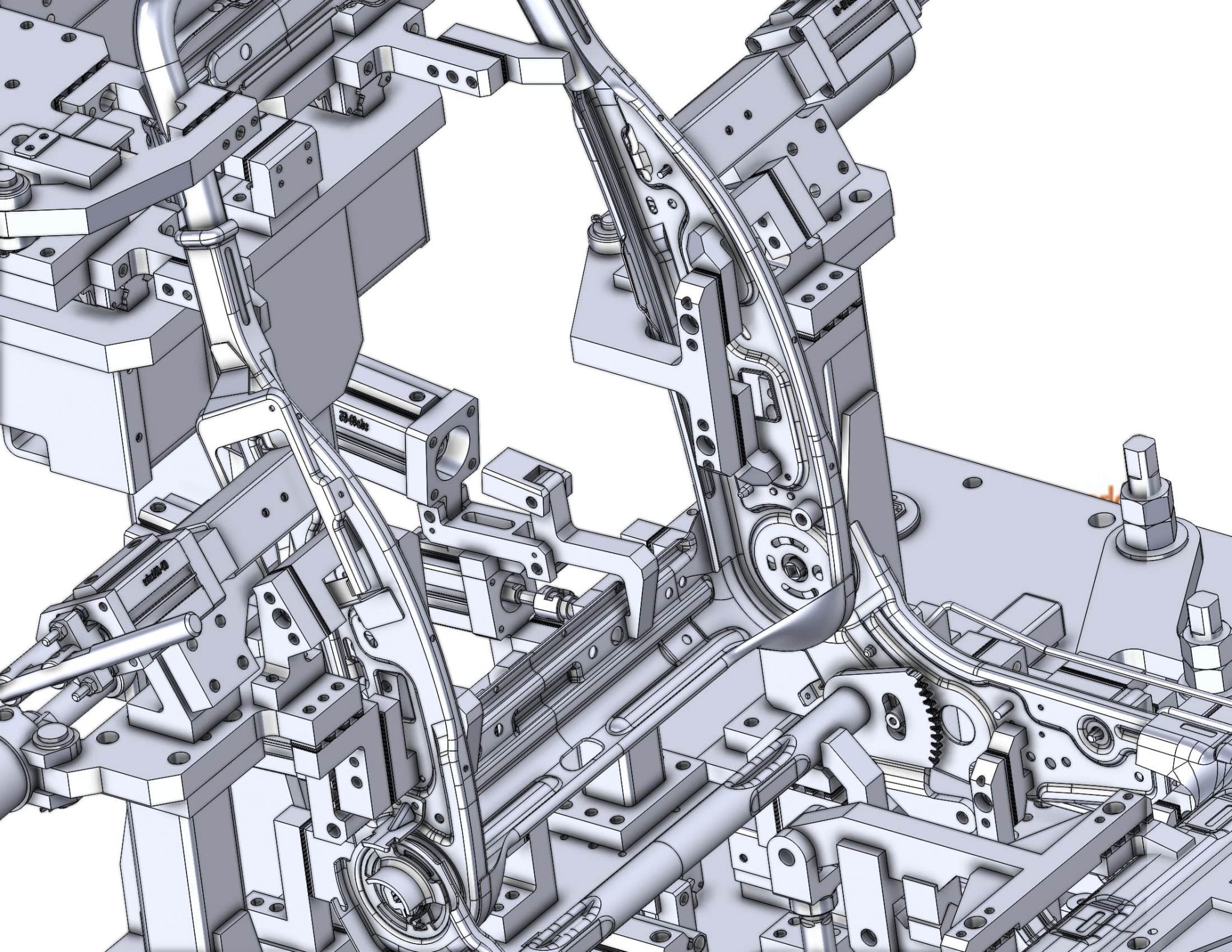 industrial 3D model Car seat welding jig - MACHINE - WORLD