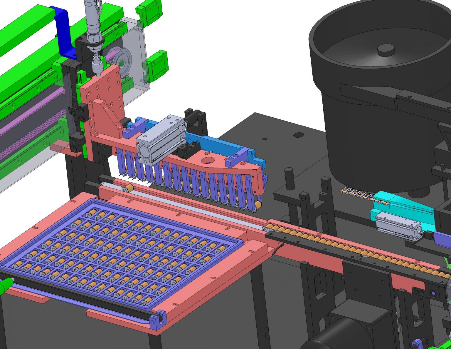 industrial 3D model Coil assembly machine - MACHINE - WORLD