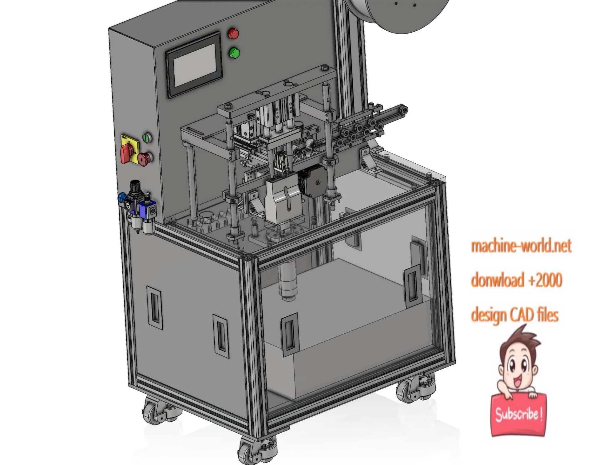 industrial 3D model External nose bridge ultrasonic welding machine ...
