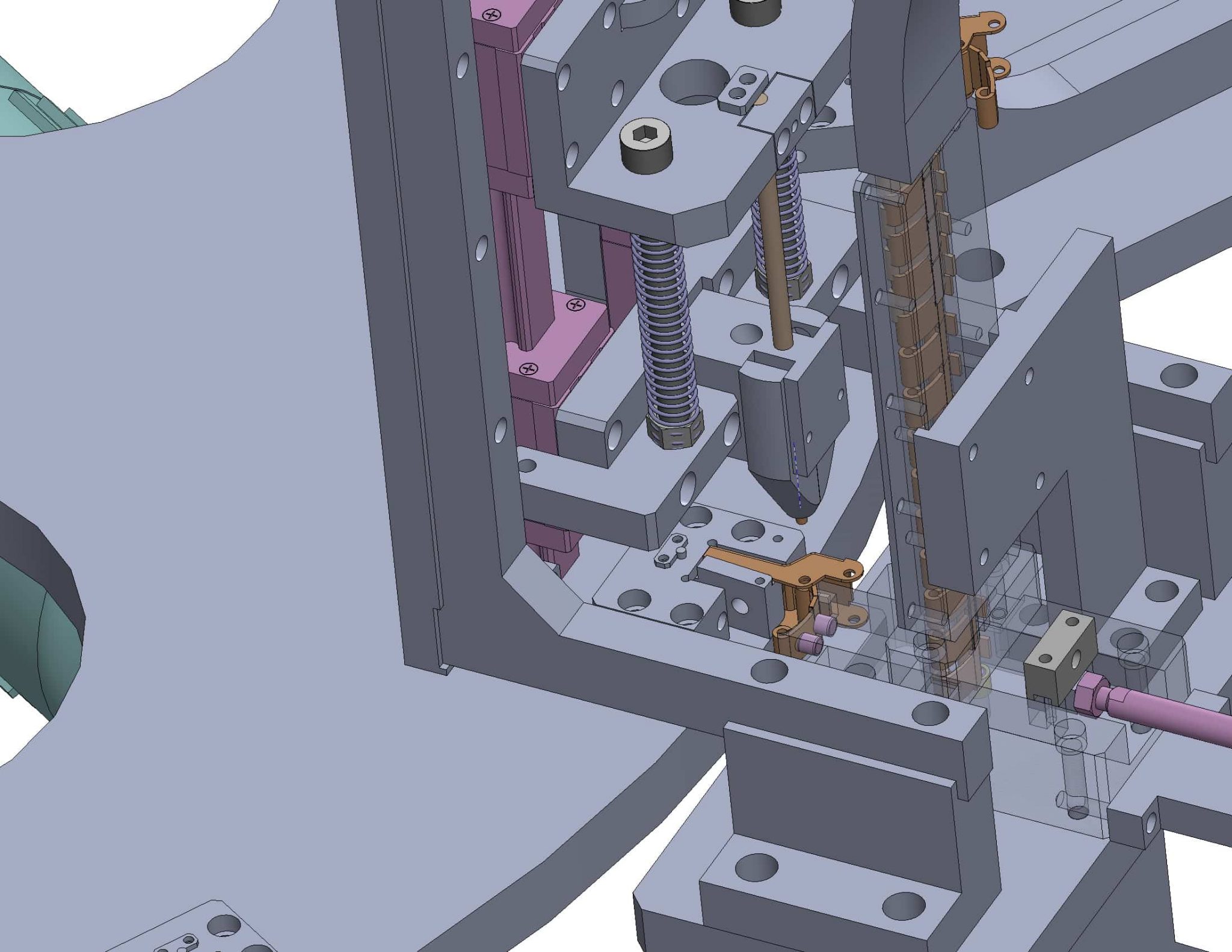 industrial 3D model Hinge assembly machine - MACHINE - WORLD