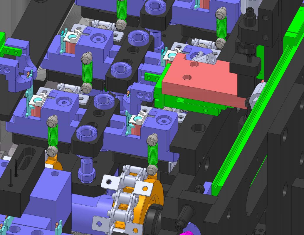 industrial 3D model Inductor assembly machine - MACHINE - WORLD