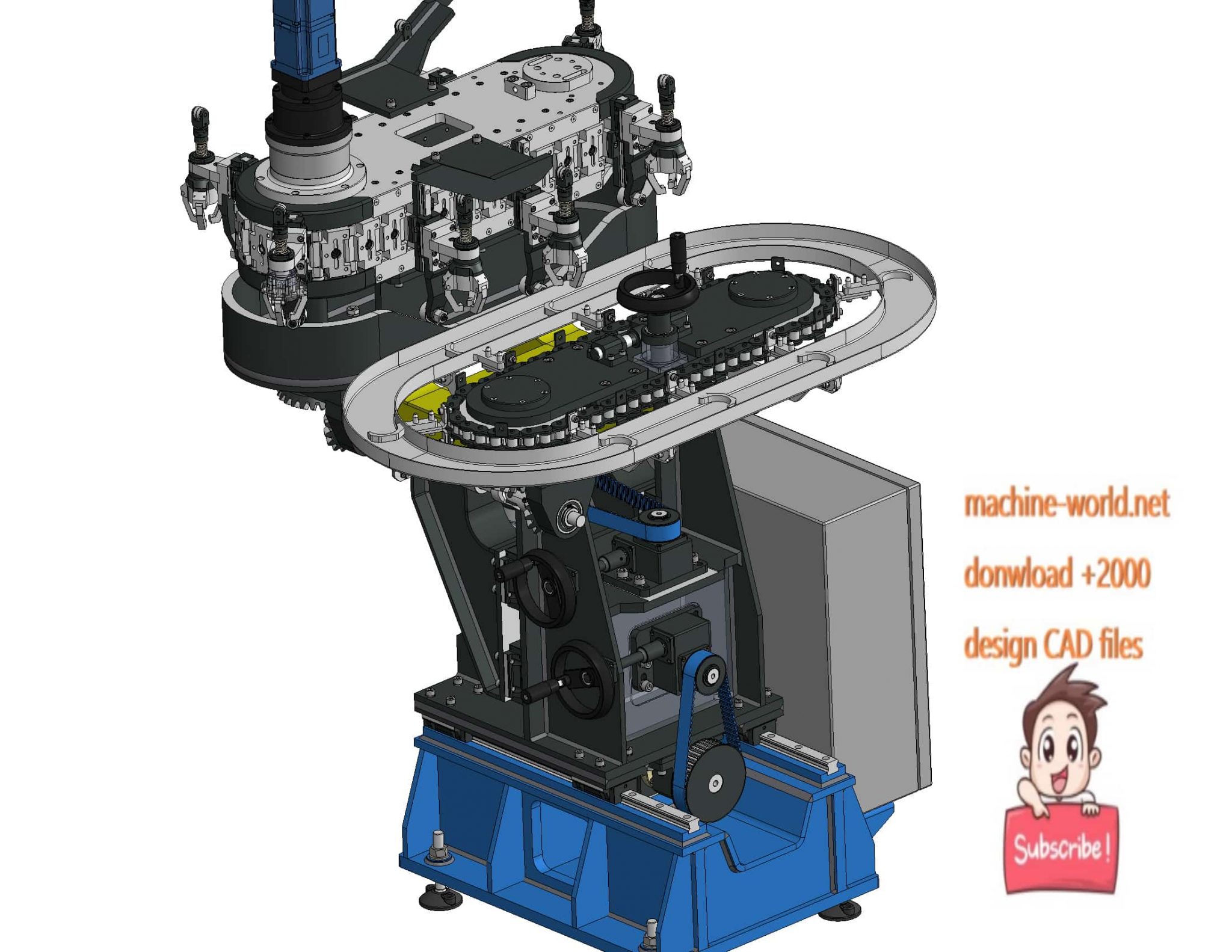 industrial 3D model Product transfer machine - MACHINE - WORLD