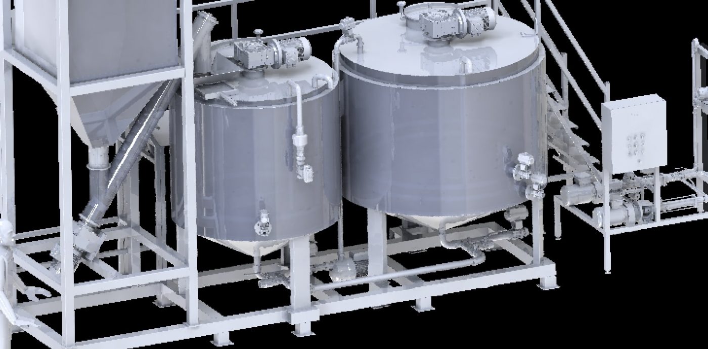 industrial 3D model Starch cooking equipment - MACHINE - WORLD