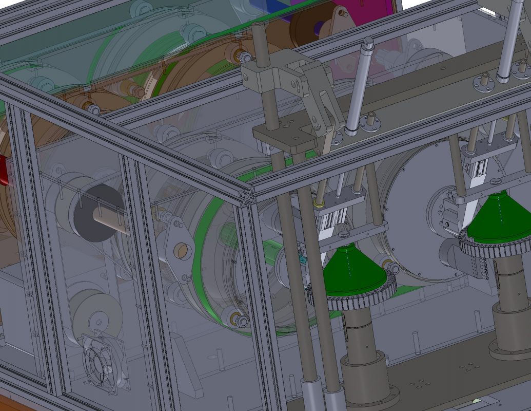 industrial 3D model Manual winding machine - MACHINE - WORLD