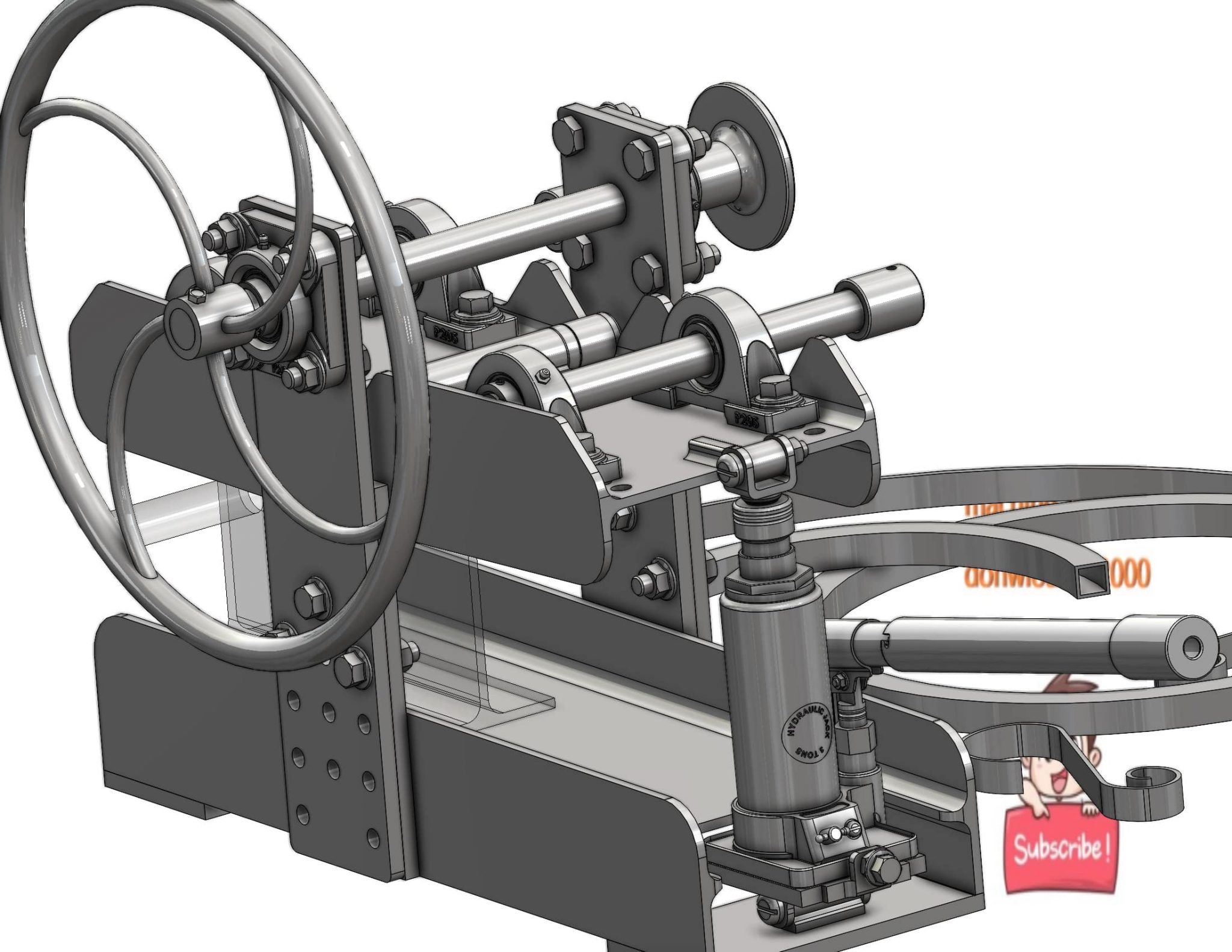 industrial 3D model bending machine - MACHINE - WORLD