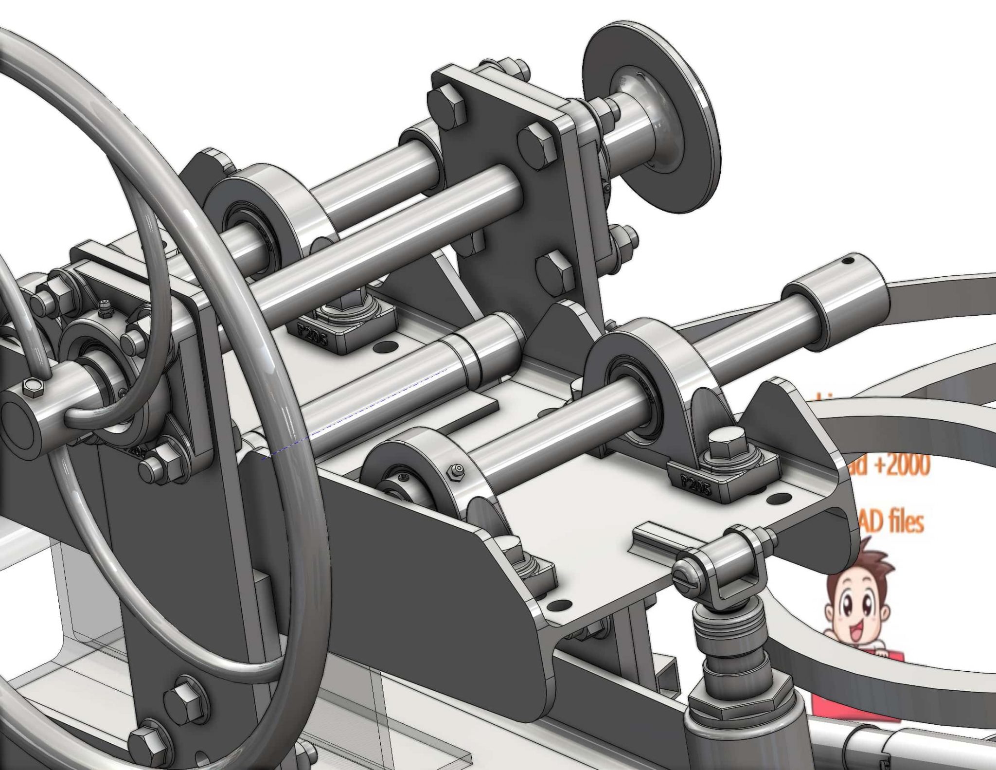 industrial 3D model bending machine - MACHINE - WORLD