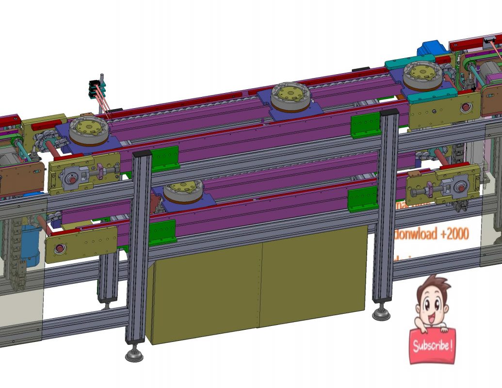 industrial 3D model dual speed chain - MACHINE - WORLD