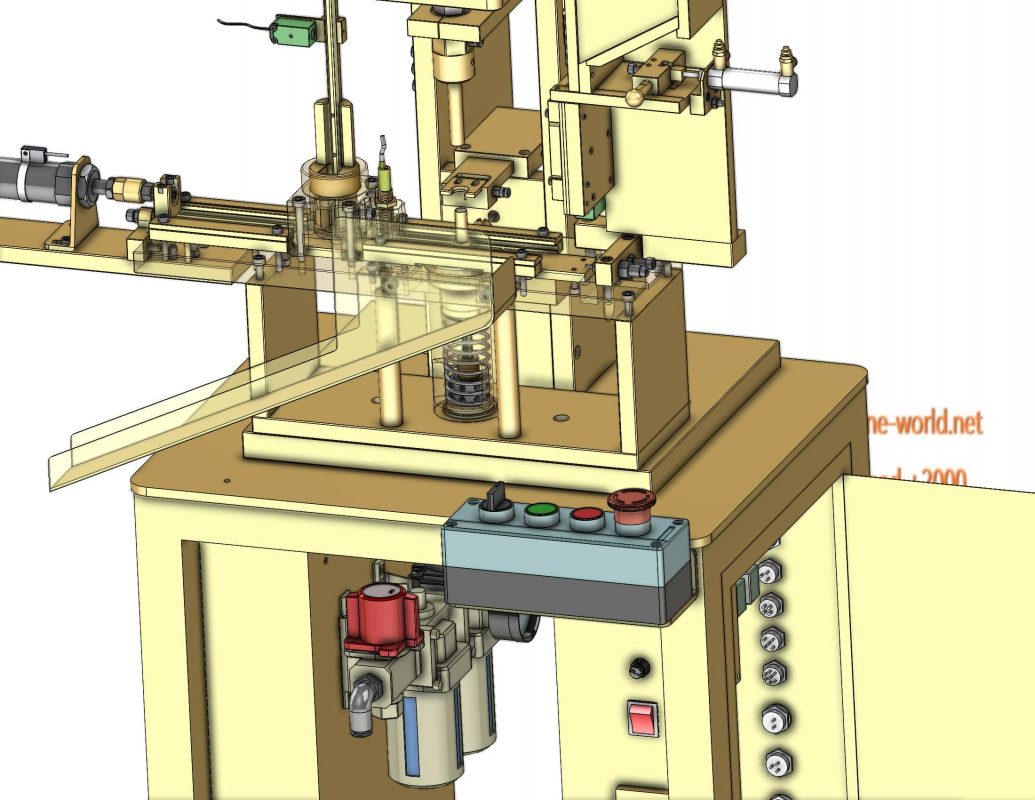 industrial 3D model rotor core punching machine - MACHINE - WORLD