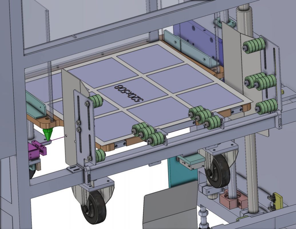 industrial 3D model sheet metal lifting machine - MACHINE - WORLD